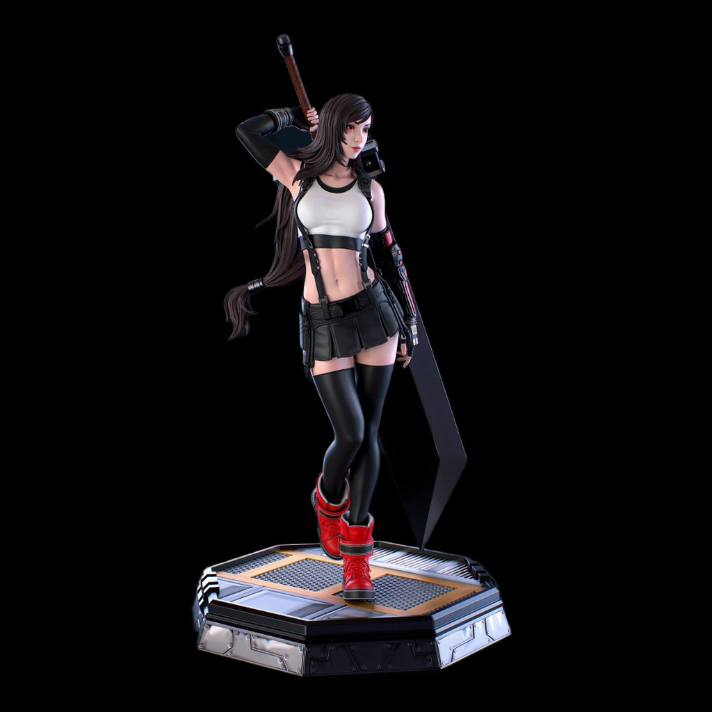 Final Fantasy Tifa High-Precision Hand-Made Albuginea Part Model O4LM ...