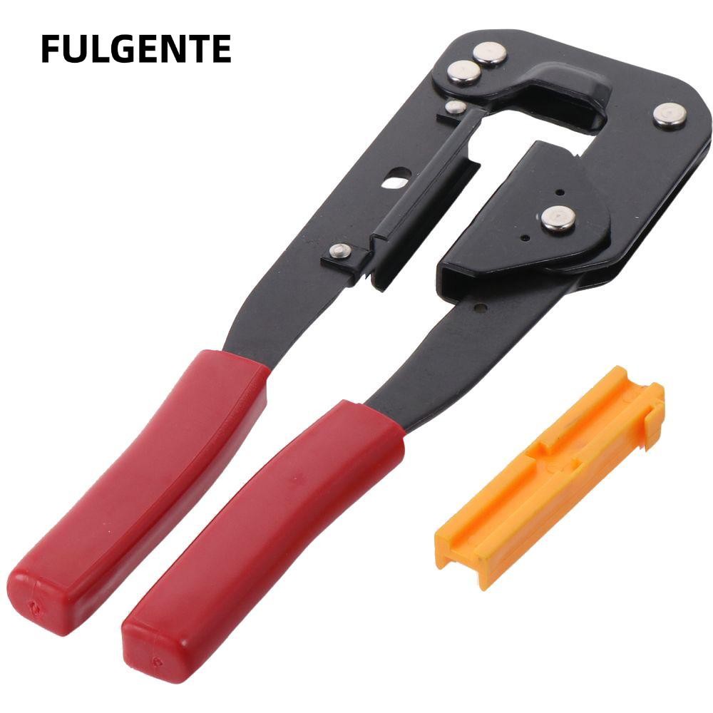 Fulgente IDC Crimp tool, màu đỏ đen 240mm IDC Crimper, thép đa năng ...