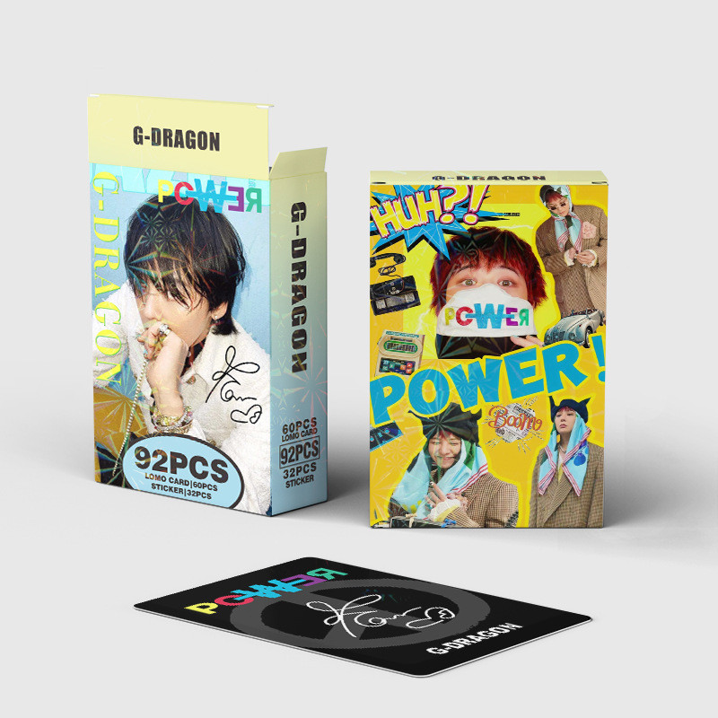55-92 Chiếc G-DRAGON POWER Lomo Cards GD BIGBANG Dán Photocards KWON JI ...