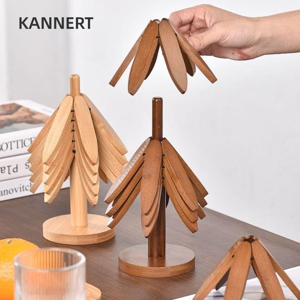 KANNERT Đứng Thiết Kế Cây Coaster, Đồ Trang Trí Gia Đình Chống Trơn ...