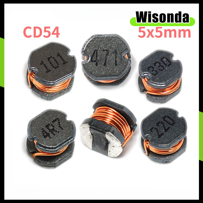 10 / 5 Cái CD54 Cuộn Cảm Dây Vết Thương Chip Che Chắn SMD Điện Cuộn Cảm ...