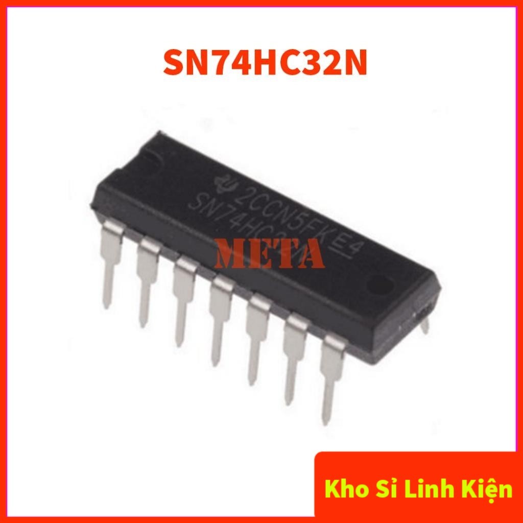 SN74HC32N Dip 14 Chân Cắm - SN74HC32 74HC32 HC32 7432 | Shopee Việt Nam