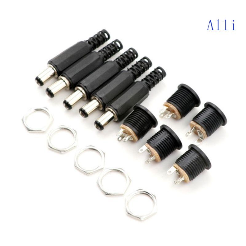 Alli 15 Cái Cho DC Cắm Điện 5 5x2 1mm Cho DC Cắm 5 5-2 1 Loại Dây Tiêu ...