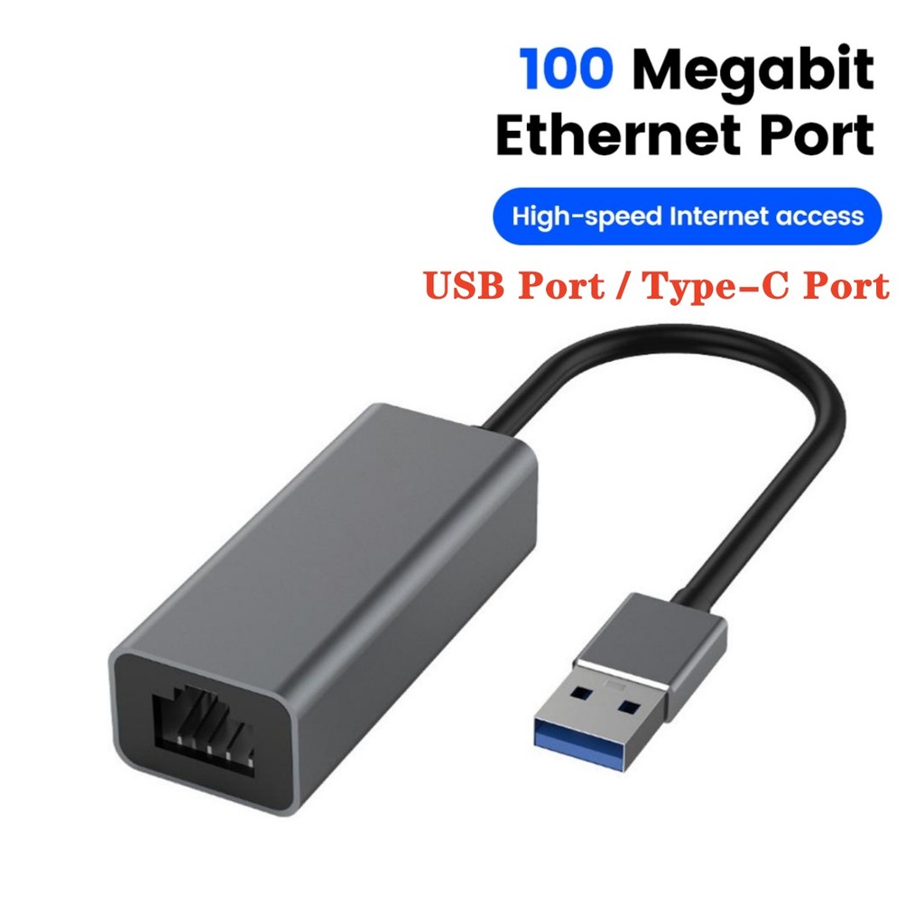 Usb3.0 Card Mạng USB Sang Ethernet RJ45 USB Adapter 100Mbps LAN Adapter ...