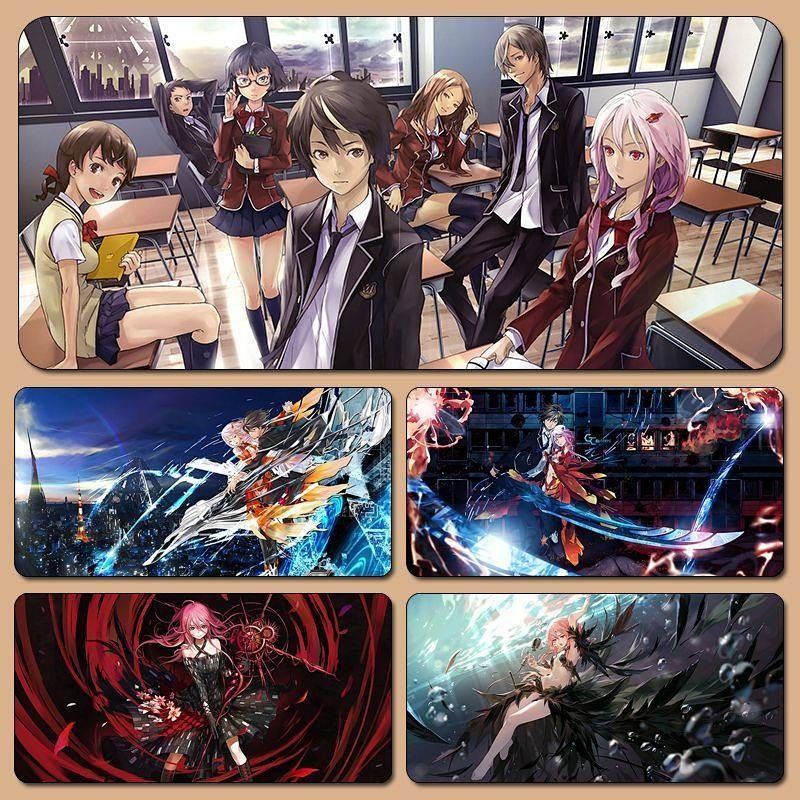 Guilty Crown Mouse Pad Oversized Shu Ouma Inori Keyboard Pad Two ...