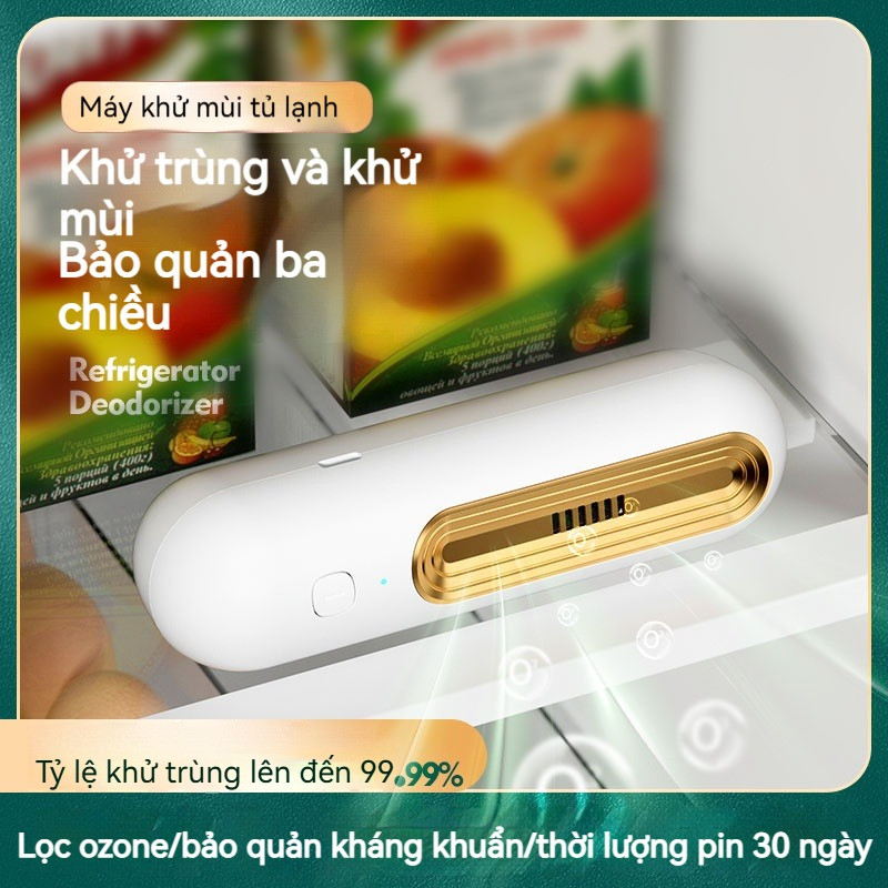 Máy Lọc Không Khí Mini Khử Mùi Tủ Lạnh, Tiệt Trùng Diệt Khuẩn Công Nghệ Ozone | Shopee Việt Nam