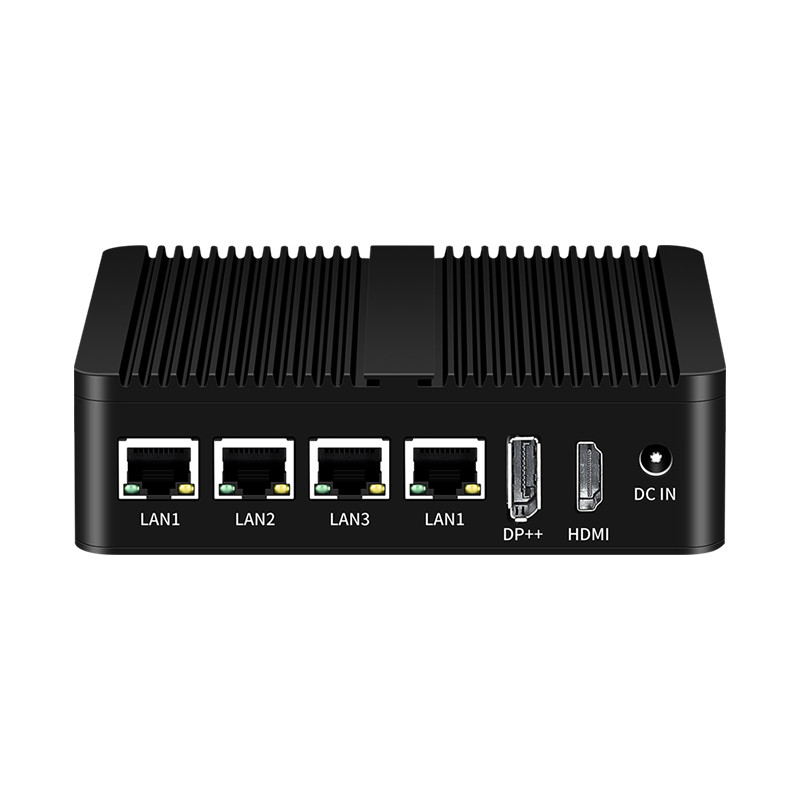 Intel N100 Mini PC Firewall Router 4x 2.5G LAN intel Ethernet i225V ...