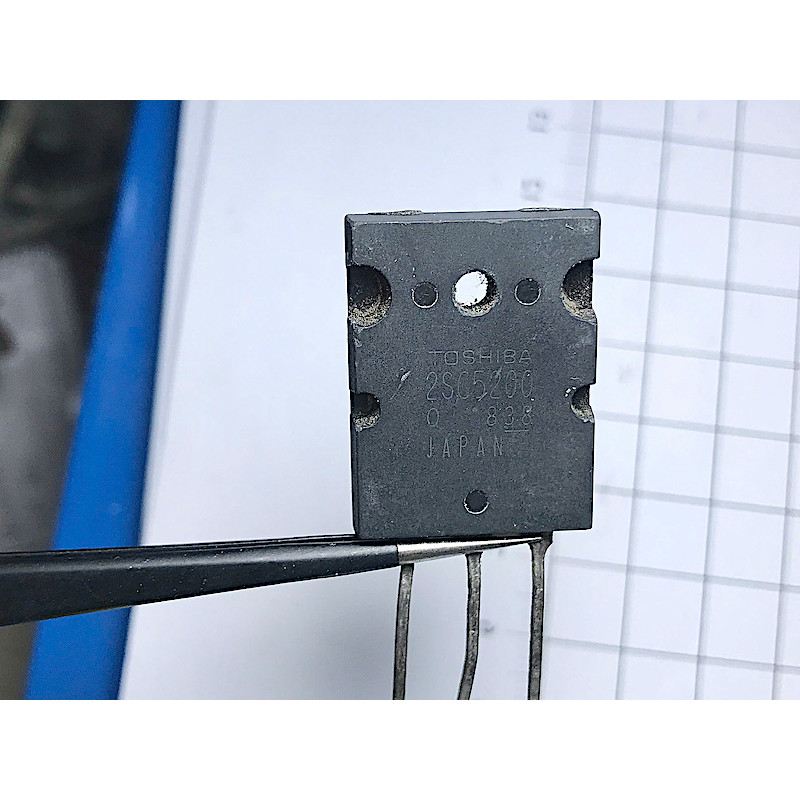 [Combo 2 chiếc] C5200 2SC5200 Transistor NPN 15A 230V tháo máy chân dài ...