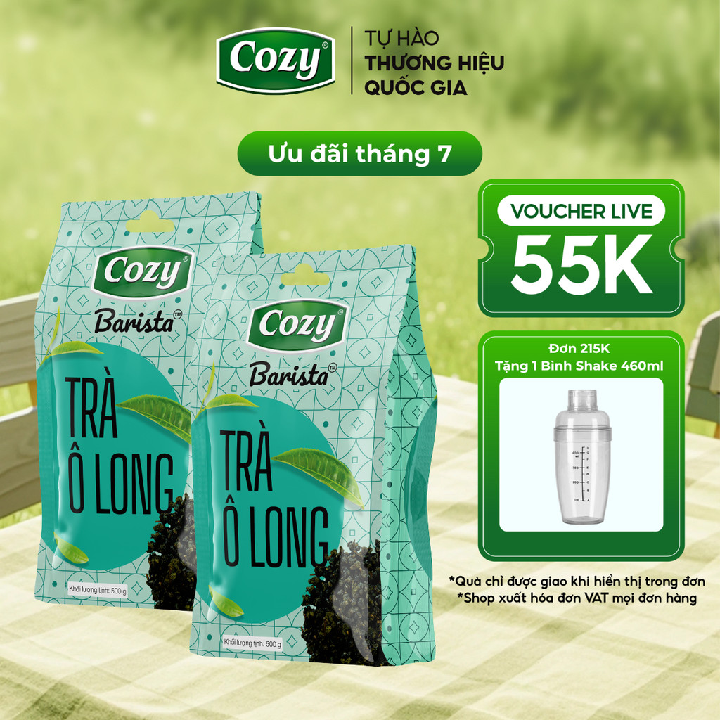 Combo Trà Ô Long, Olong Cozy Barista 500g, Nguyên Lá Cao Cấp Từ Bảo Lộc ...