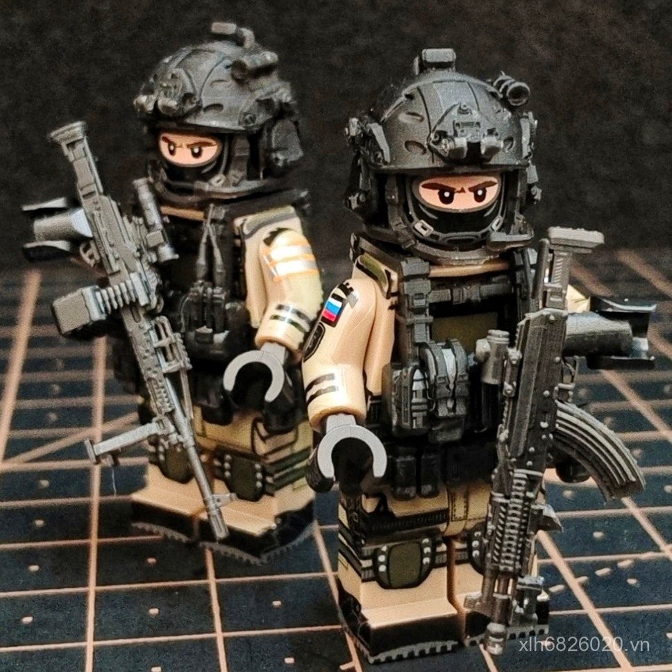 Khối xây dựng nhân vật quân đội, lực lượng đặc biệt, quân đội Nga, SSO, những người lính xanh ...