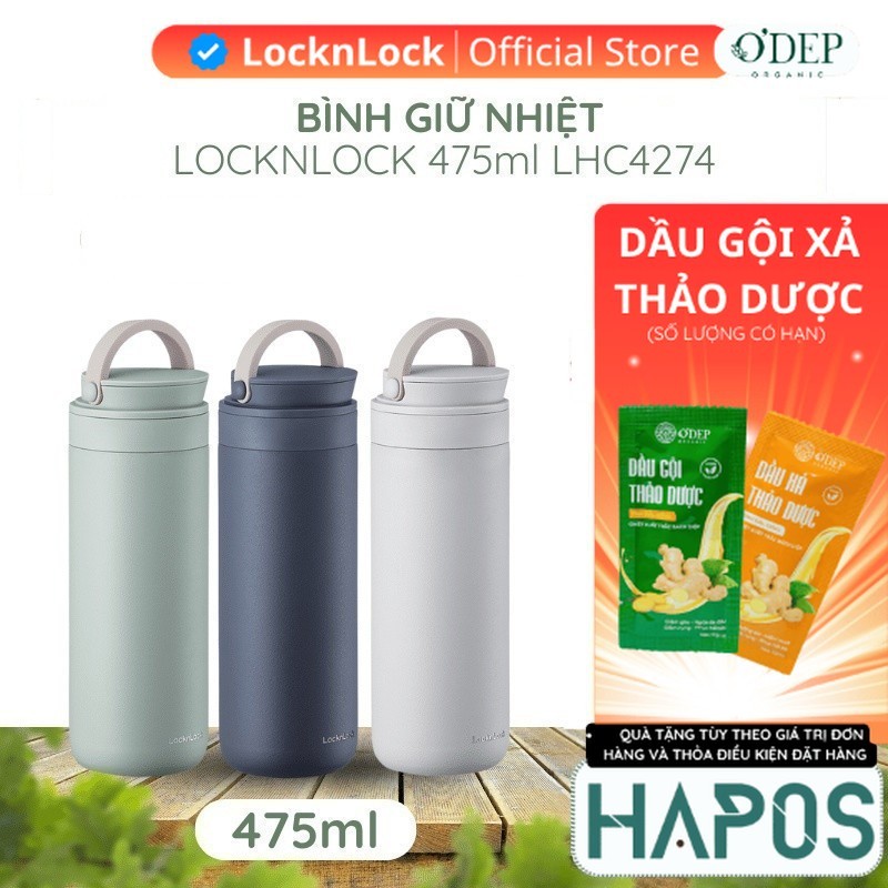 Bình giữ nhiệt LocknLock 475ml Metro Two Way LHC4274 - Hàng chính hãng ...