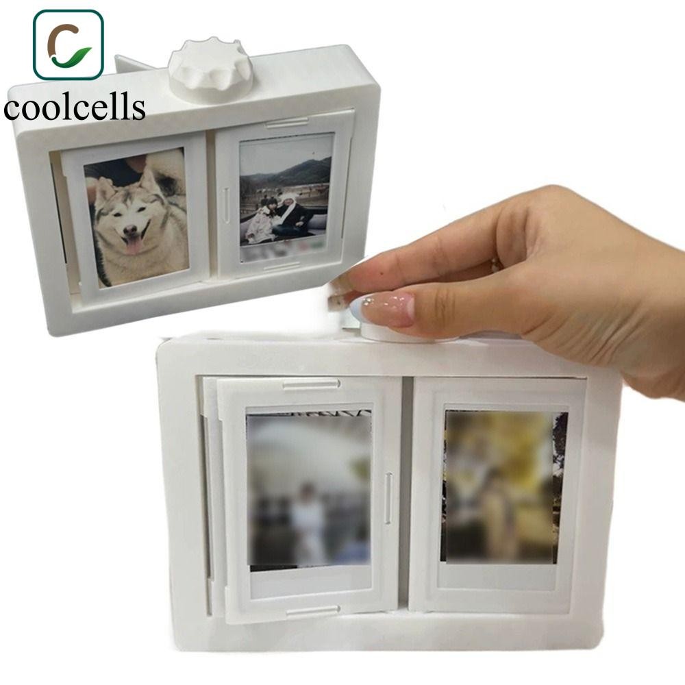 Giá đỡ Photocard xoay 3D COOLCELLS, Dễ dàng lắp đặt Khung ảnh để bàn ...