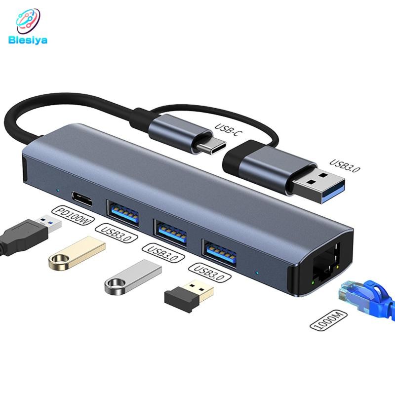 Bộ chuyển đổi USB 3.0 Type C sang Ethernet Hub USB Professional 3 cổng ...