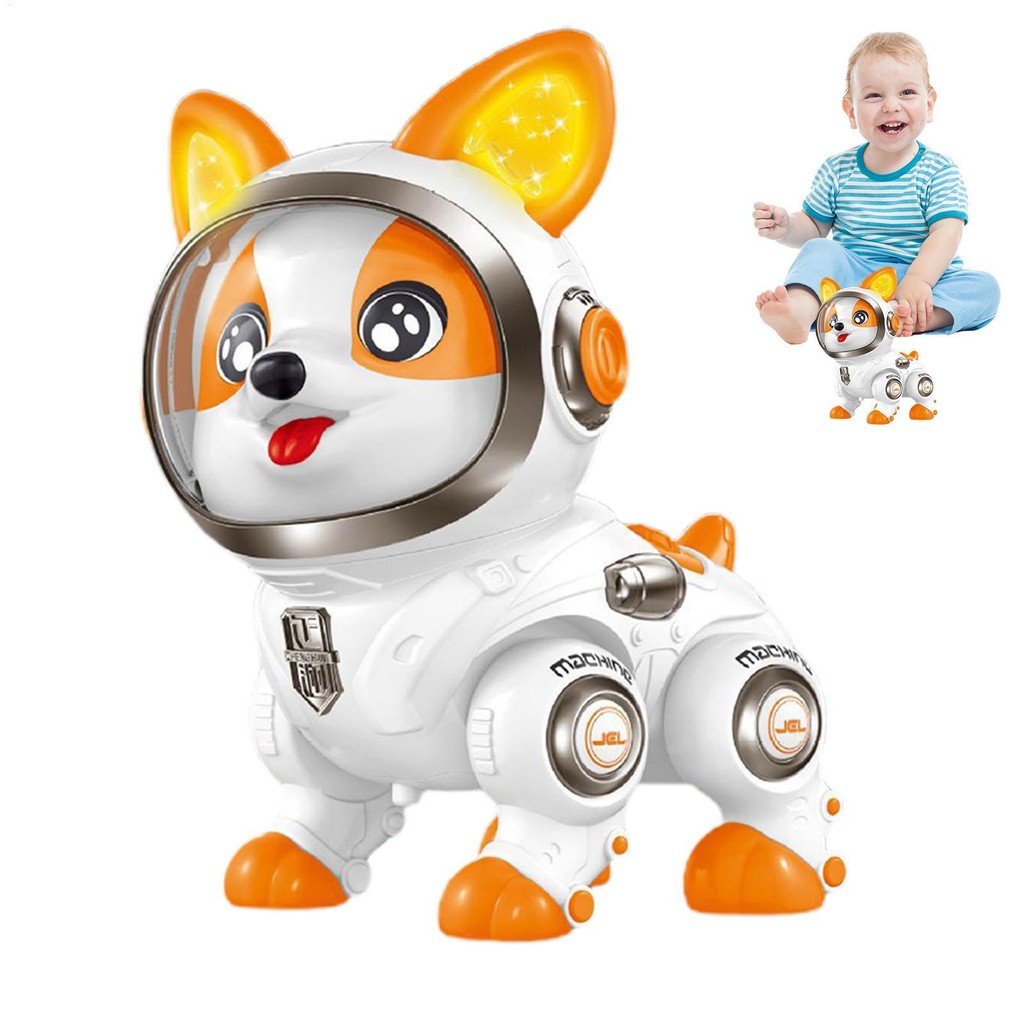 Singing Dog Toy for Kids Walking Dancing Electronic Robot Toy ...