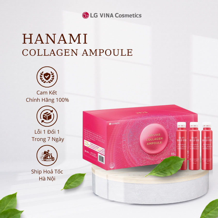 Nước uống Collagen VitalGarden Hanami Ampoule làm đẹp da, chống lão hoá ...
