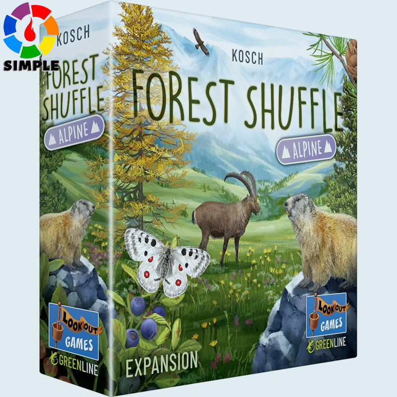 Games Forest Shuffle Alpine Card Game Expansion - 36 New Cards for ...