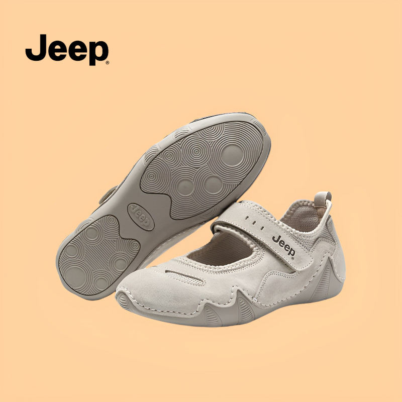Giày đơn phẳng cổ điển JEEP cho phụ nữ, giày ballet phong cách mùa xuân ...