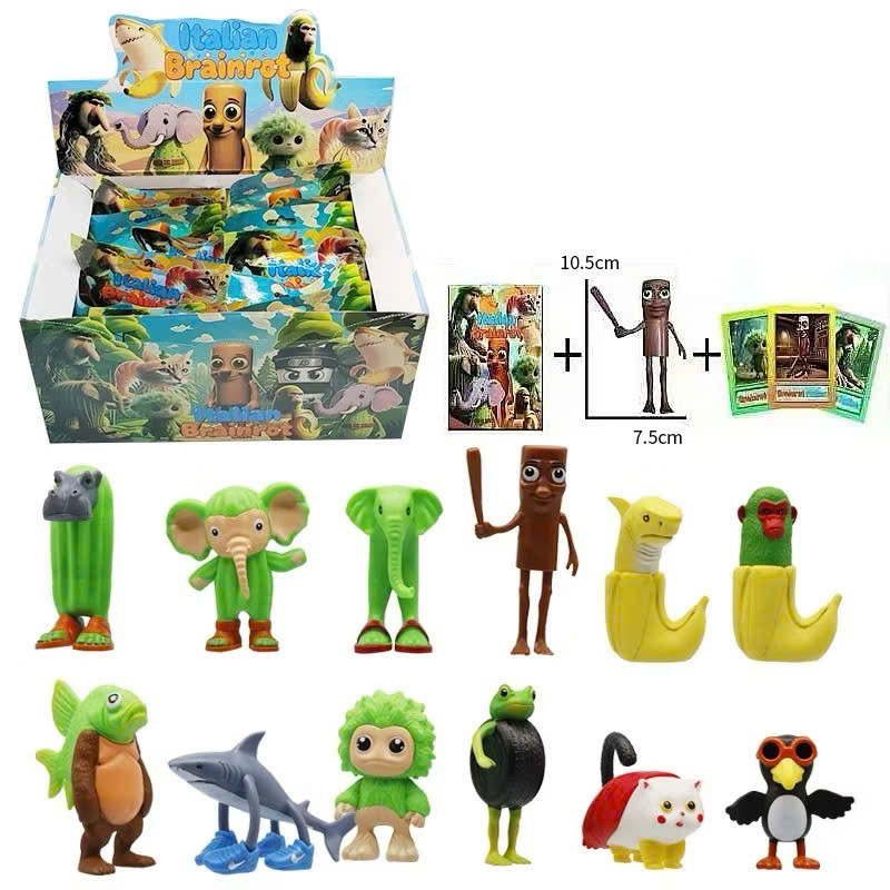 SET 5 TÚI MÙ NHÂN VẬT BRAINROT Ý NGỘ NGHĨNH TUNG SAUR TRALALERO TRALALA ...