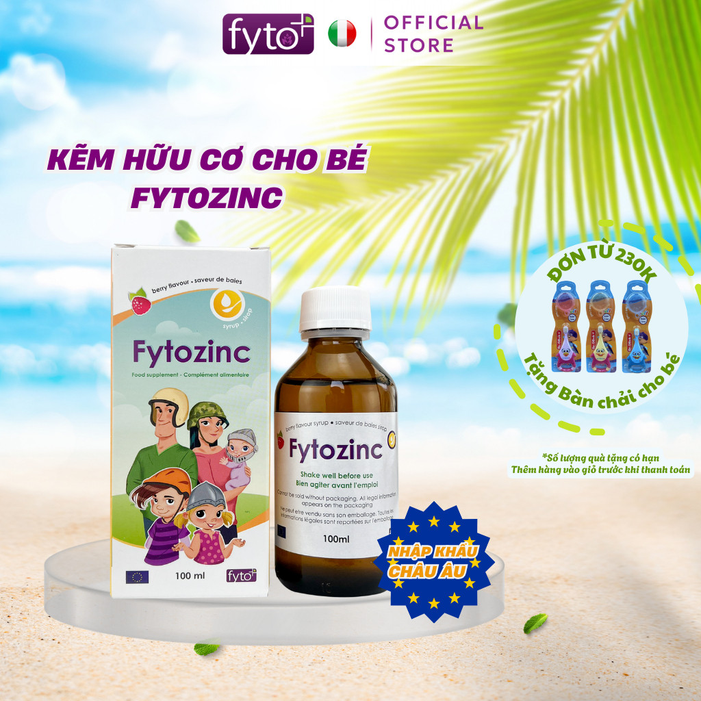 Kẽm Hữu Cơ Fytozinc Cho Bé Hỗ Trợ Bé Ăn Ngon, Hấp Thu Tốt, Tăng Cường ...