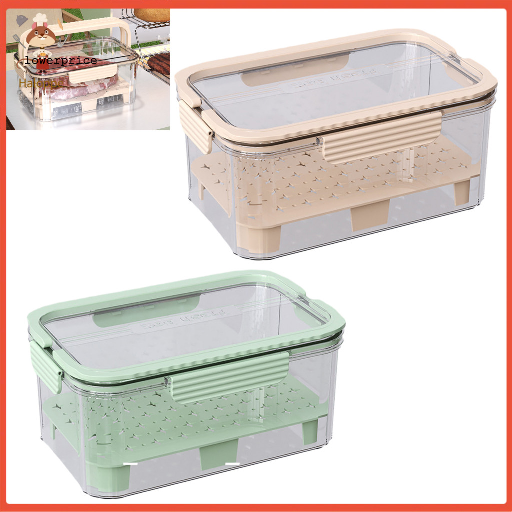 Haloppe Sealed Food Organizer Buckle Buckle Storage Box Hộp đựng rau ...