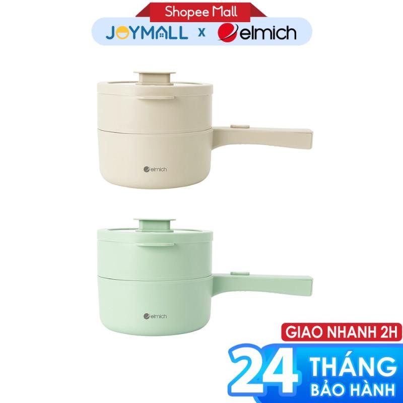Nồi Điện Mini Đa Năng Elmich MPE9121 1.5L, Hàng Chính Hãng, Khay Hấp ...