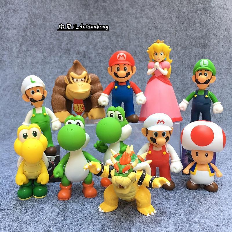Super Mario Hình Louis Ki Kuba Công Chúa Búp Bê Mô Hình Để Bàn Trang ...