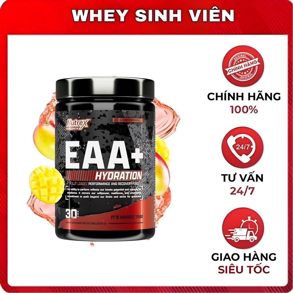 [FreeShip] EAA Nutrex | Nutrex EAA + Hydration Phục Hồi Cơ 30 Lần Dùng | Shopee Việt Nam