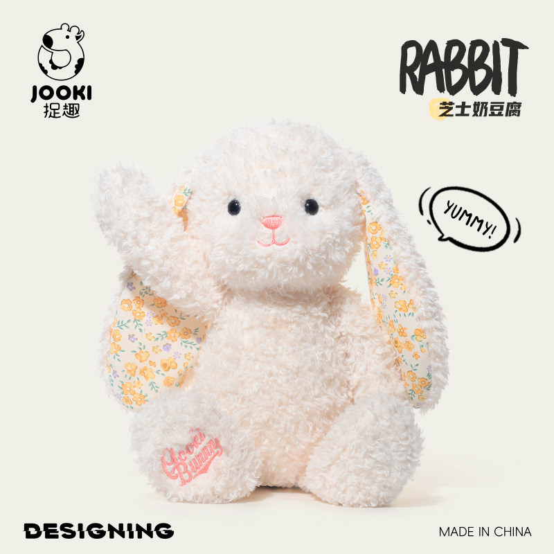 (JOOKI RABBIT) Thỏ Bông Jooki Tai Hoa Lông Mềm Nhiều Màu. Thú nhồi bông ...