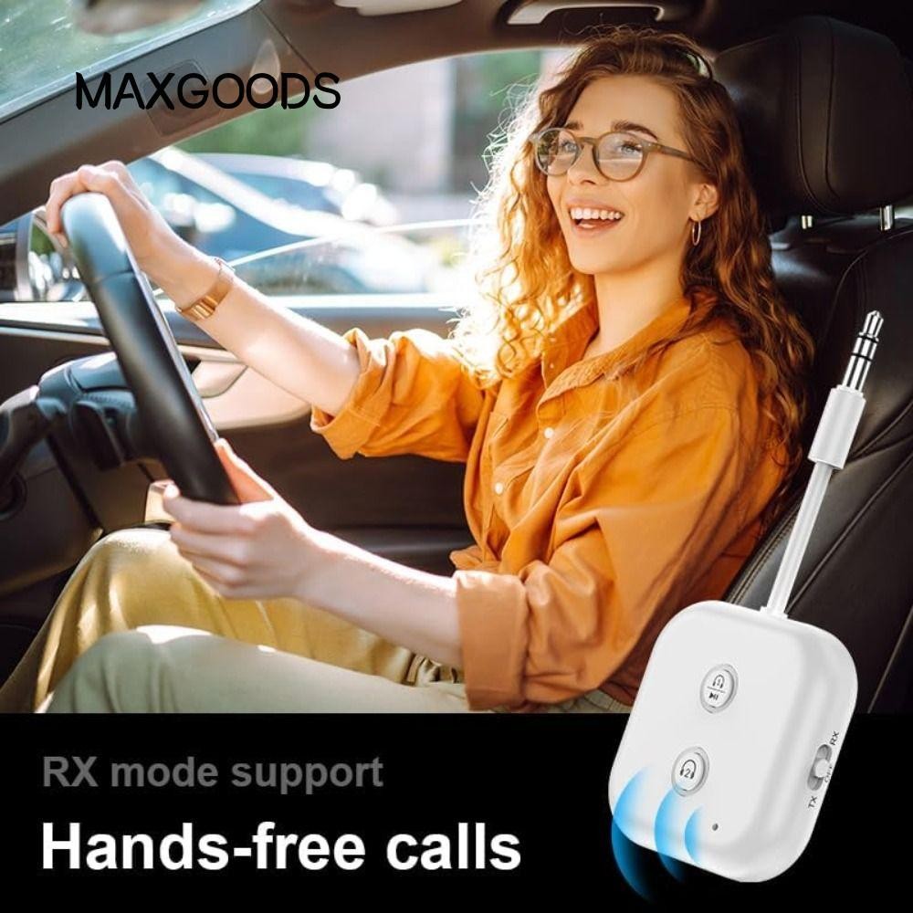Bộ phát tín hiệu Bluetooth MAXGOODS, Bộ thu âm thanh nổi Aux 3,5mm, Bộ chuyển đổi âm thanh không ...