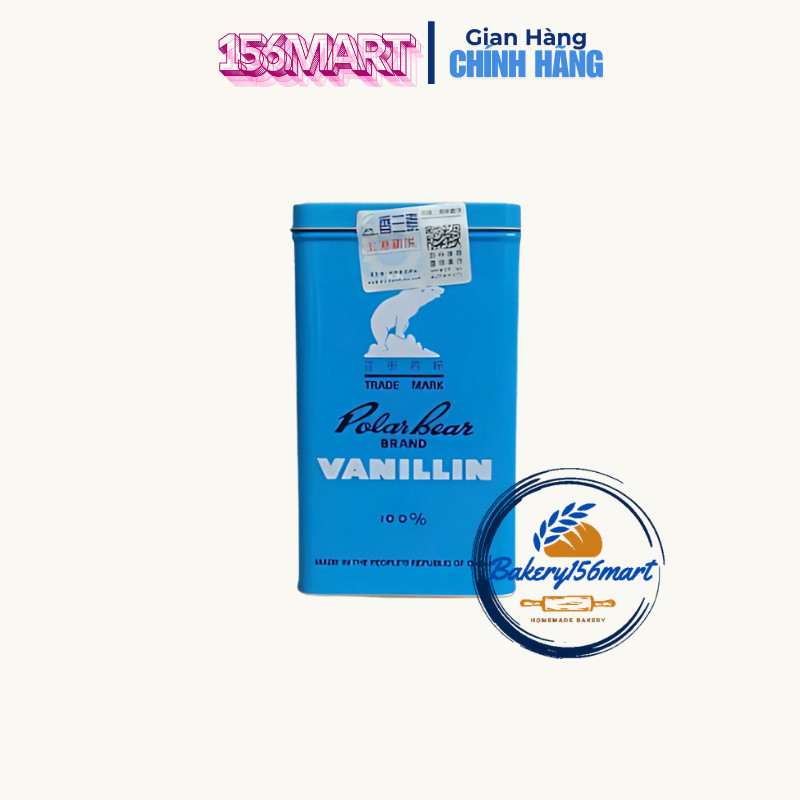 [HÀNG CHUẨN] Hương Vani Gấu – Vanillin Polar Hộp Thiếc 500g | Shopee Việt Nam