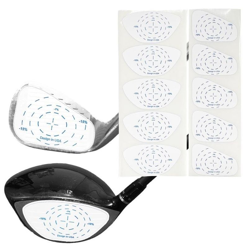 Golf Shot Impact Marker Stickers for 120 Shots – Practice Seals for ...