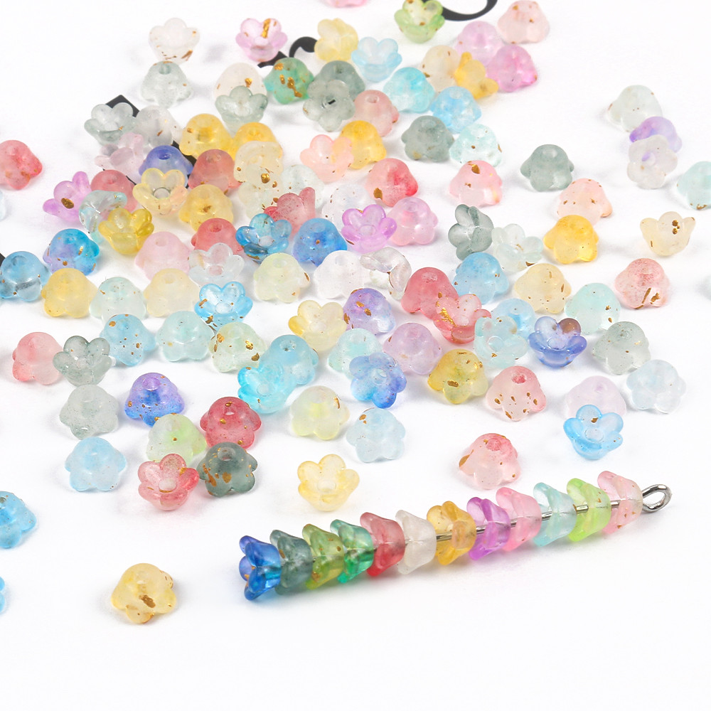 300 Chiếc 3 * 6 Mm Nhiều Màu Lily Của Thung Lũng Hoa Cuối Nắp Hạt Cho ...