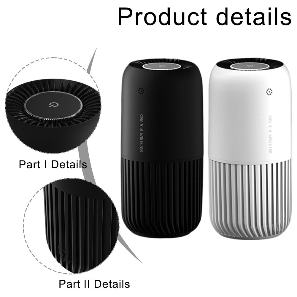 USB Mini Air Cleaner with High Efficiency Filtration for Clean Indoor ...