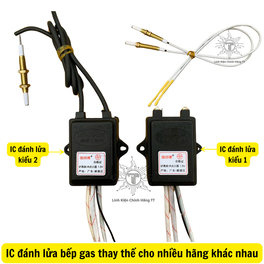 ic đánh lửa bếp gas 2 lò đa năng, hàng mới 100% bảo hành 6 tháng ...