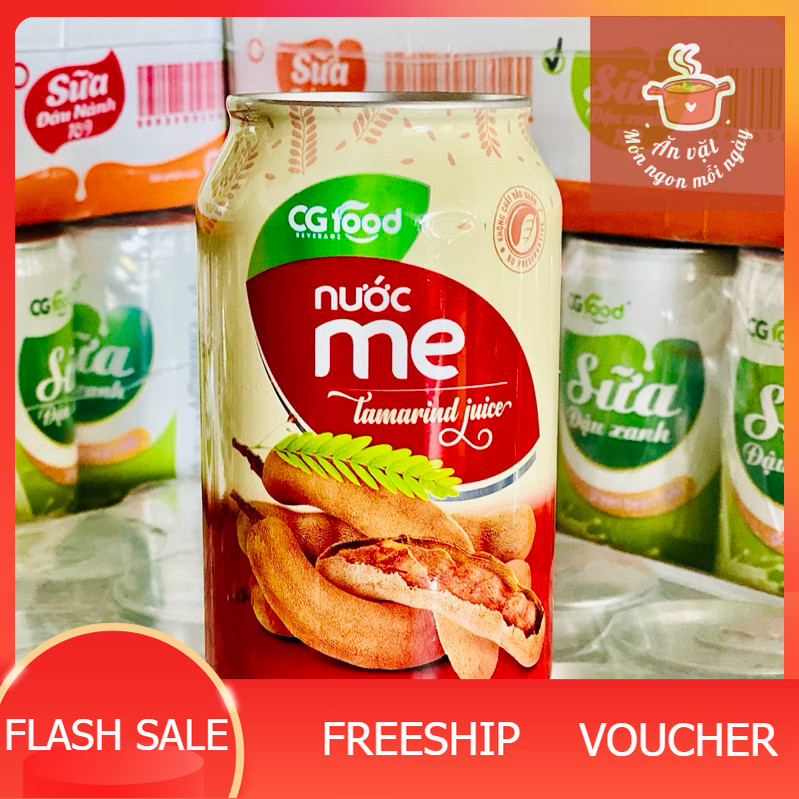 [COMBO 6 LON] Nước Me CG Food 330ml | Shopee Việt Nam