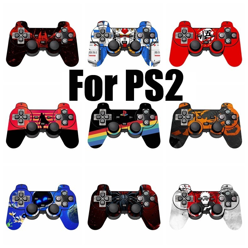 63 Màu Vinyl Da Decal Bọc Tương Thích Với PS2 Dualshock2 Không Dây Điều ...