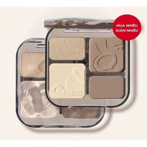 Khay định vị bốn màu Highlight Matte Shine Powder Nose Shadow ...