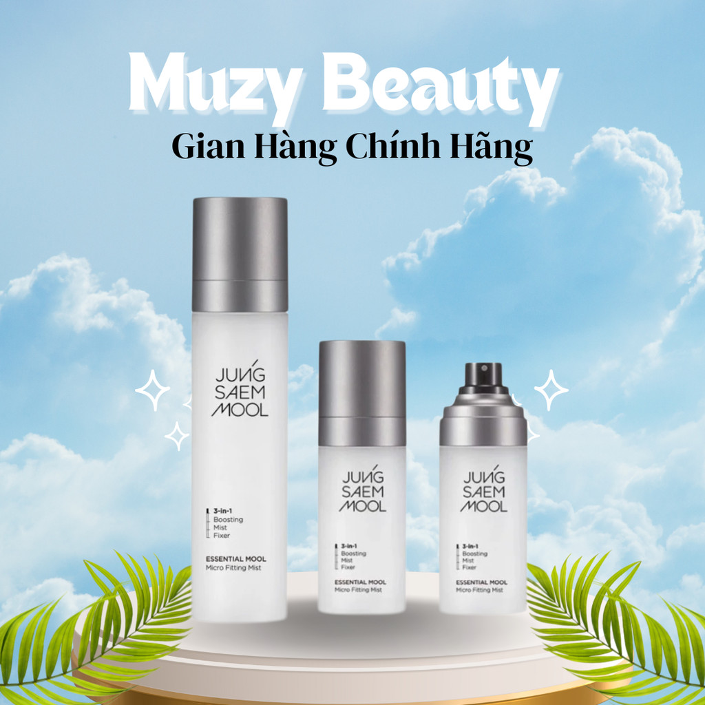 Xịt khoáng khoá nền make up JUNG SAEM MOOL essential mool Micro Fitting ...