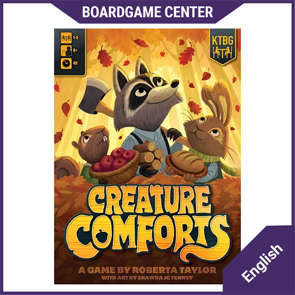 Bộ trò chơi Board game - Creature Comforts (2022) Winter is coming – prepare your burrow so you ...