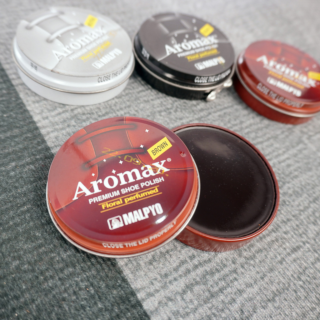 Xi đánh giày Aromax Hàn Quốc cao cấp chính hãng, combo tự chọn 4 màu xi ...