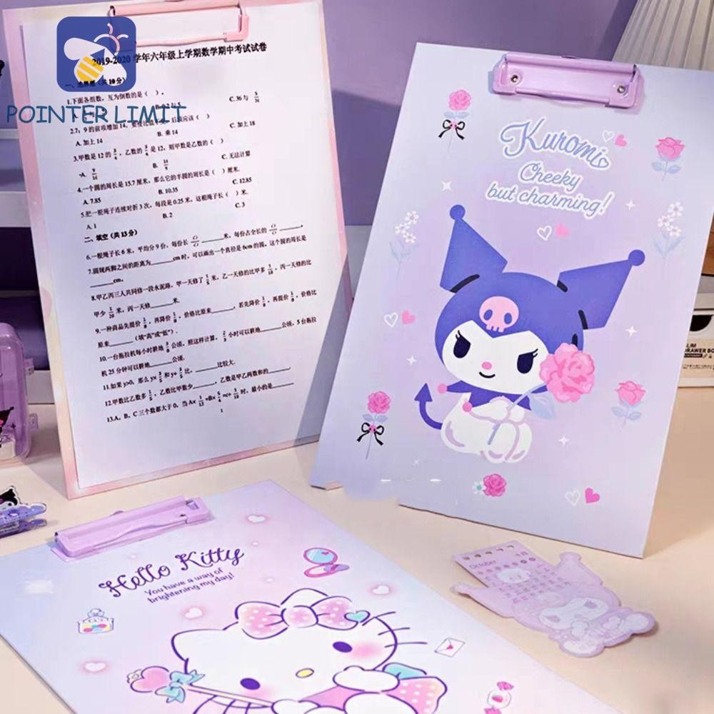 POINTER LIMIT A4 File Board Kẹp, Cinnamoroll Làm Dày Kuromi Clipboard ...