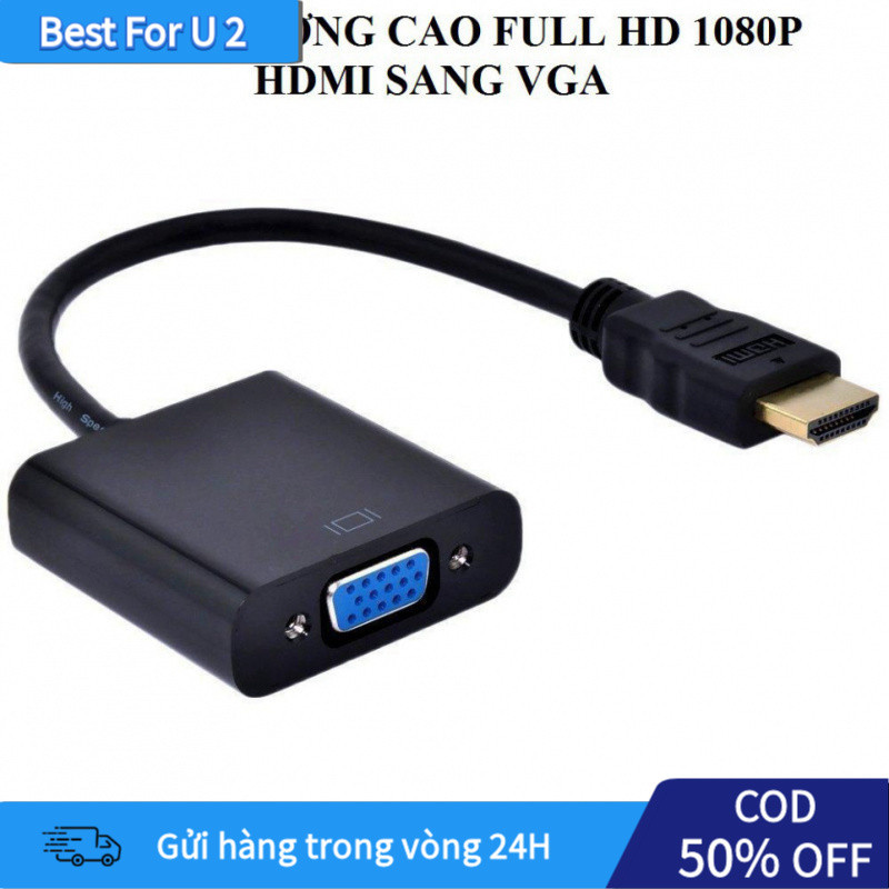 【COD&24H】Cáp chuyển Displayport to VGA zin, đầu DP ra VGA, truyền hình ...