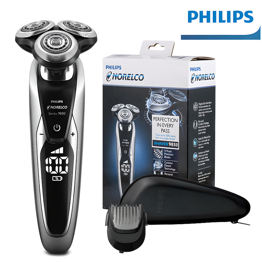 [MALL] Máy cạo râu khô và ướt Philips Norelco, Series 9000, Shaver 9850 ...