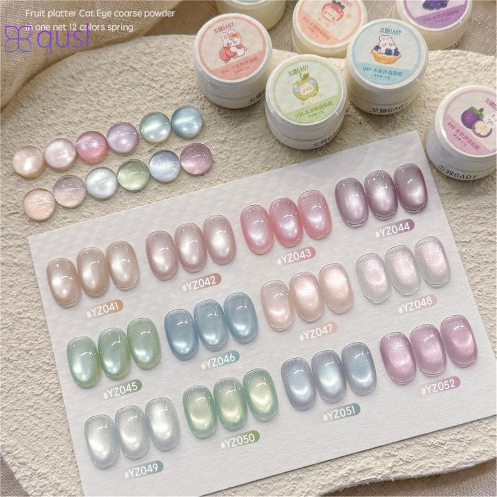 Goya Small Filling Fruit Platter Cats Eye Nail Polish 2025 New Blue ...