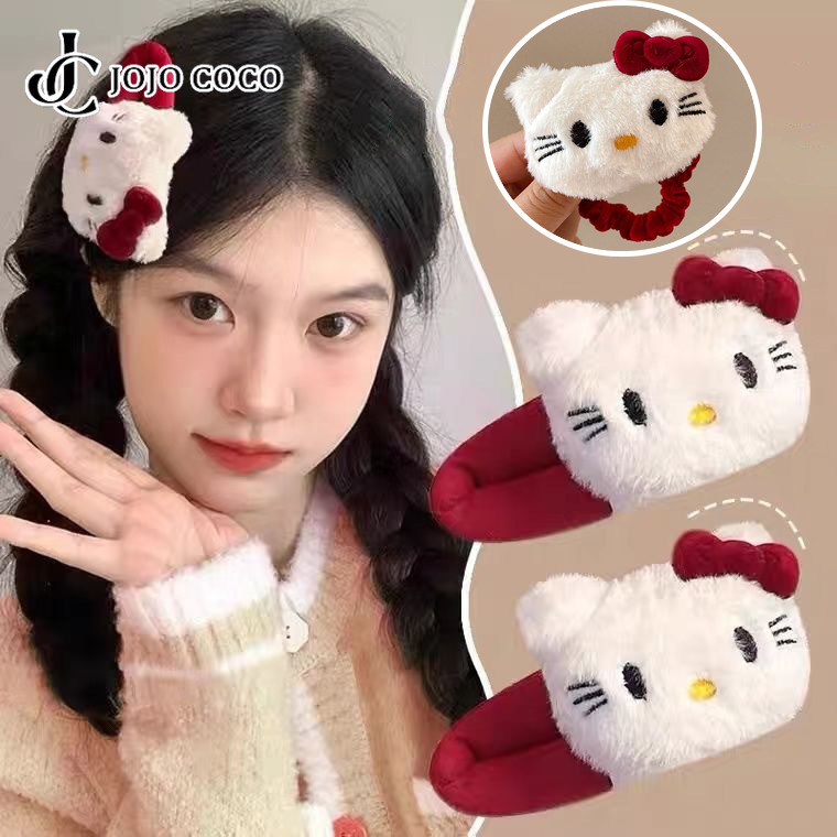 Jojo COCO Thu Đông Sang Trọng Hoạt Hình Mèo Con Lớn BB Kẹp Tóc Phụ Kiện Thời Trang Mới Phụ Nữ Dễ ...