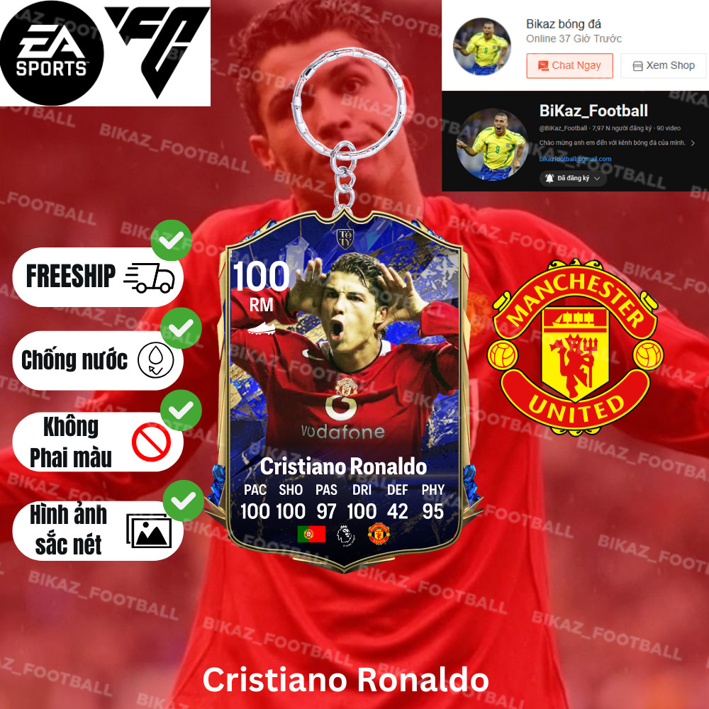 MÓC KHOÁ CẦU THỦ - MÙA GIẢI YOUNGSTERS SPIRIT | Shopee Việt Nam