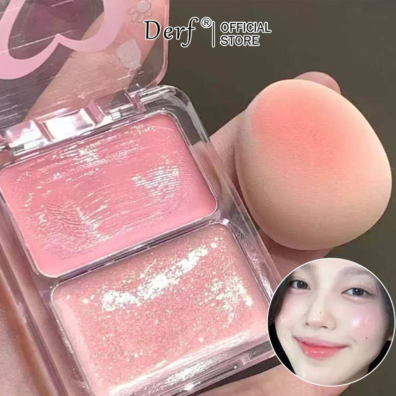 Phấn má hồng 2 màu dạng lỏng má hồng mềm ,má mọng nước, bôi trên má, mắt, dễ pha trộn Liquid ...