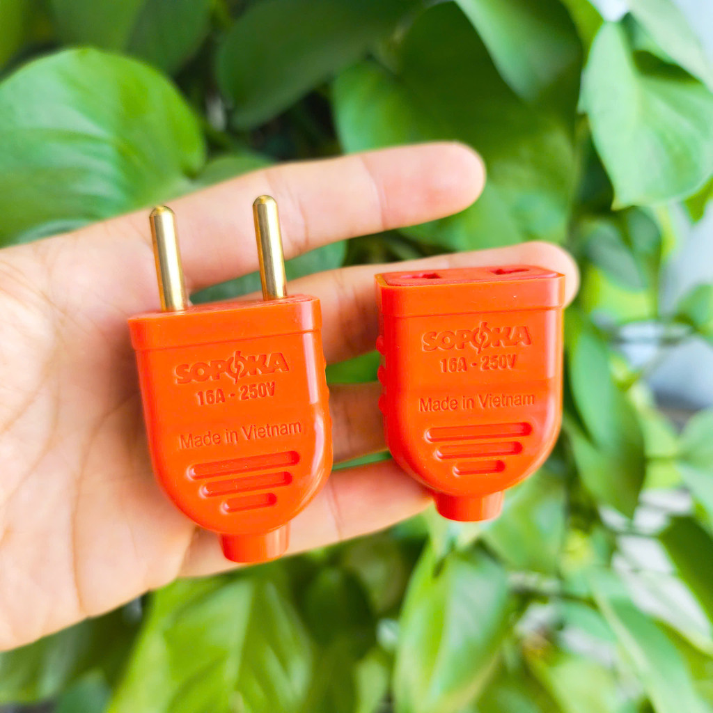 Phích cắm/phích âm siêu tải 3000W SOPOKA P19 P20 P21 vỏ nhựa liền khối chống vỡ | Shopee Việt Nam