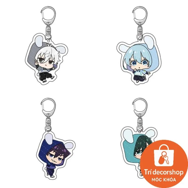 BLUE LOCK Anime Figures Karasu Tabito Hiori You Acrylic Keychain ...