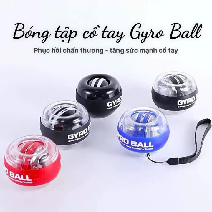 Gyro Ball –Bóng Tập Cổ Tay, Cánh Tay, Phục Hồi Chấn Thương & Tăng Lực ...
